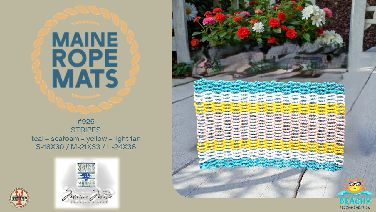 926 - Handcrafted Woven Maine Rope Door Mat – Maine Rope Mats